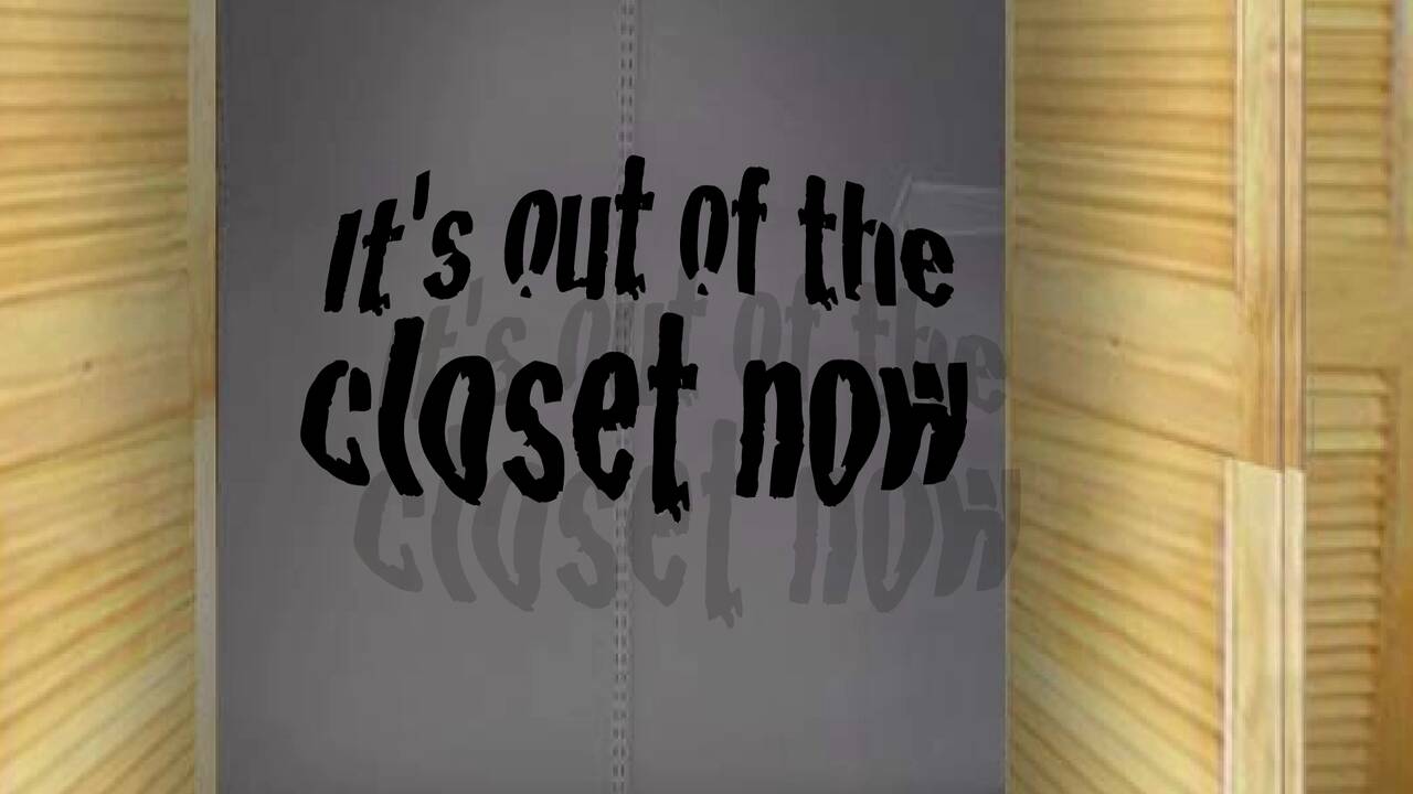 Coming Out Of The Closet Cake