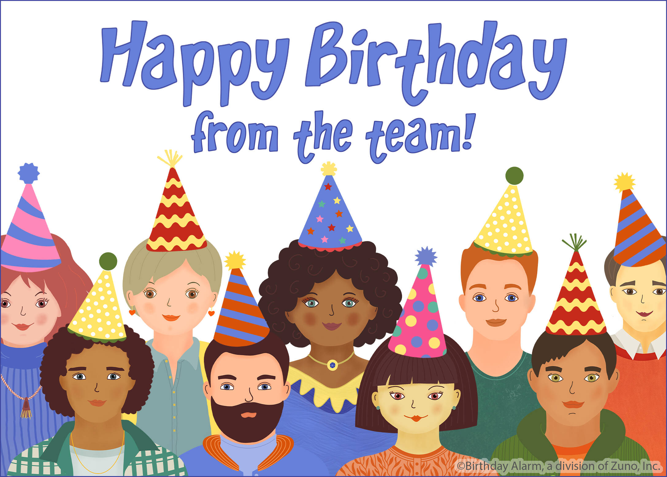 Happy Birthday From Group Online Birthday Cards Signed By Your